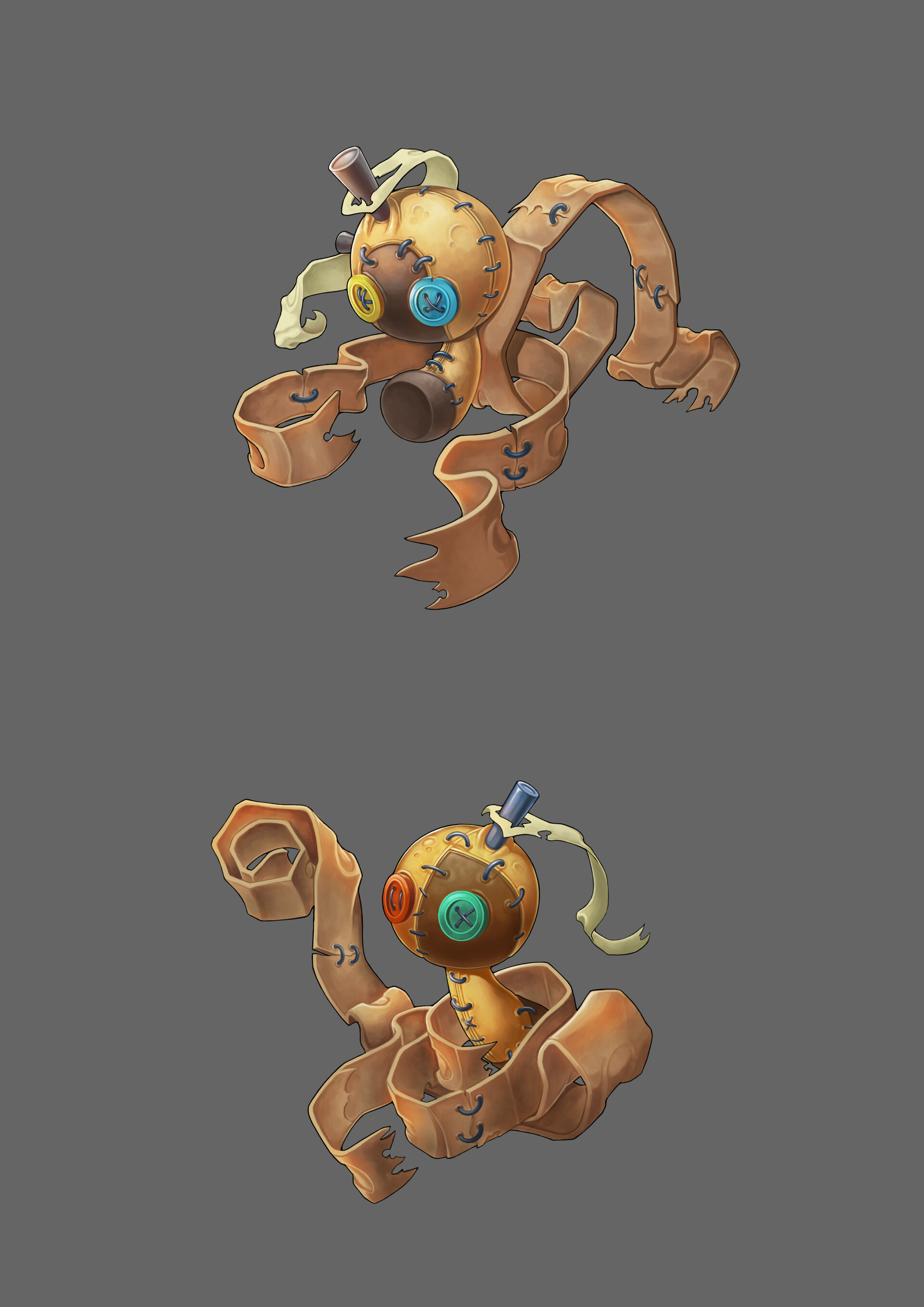 ArtStation - Ragged puppet monster