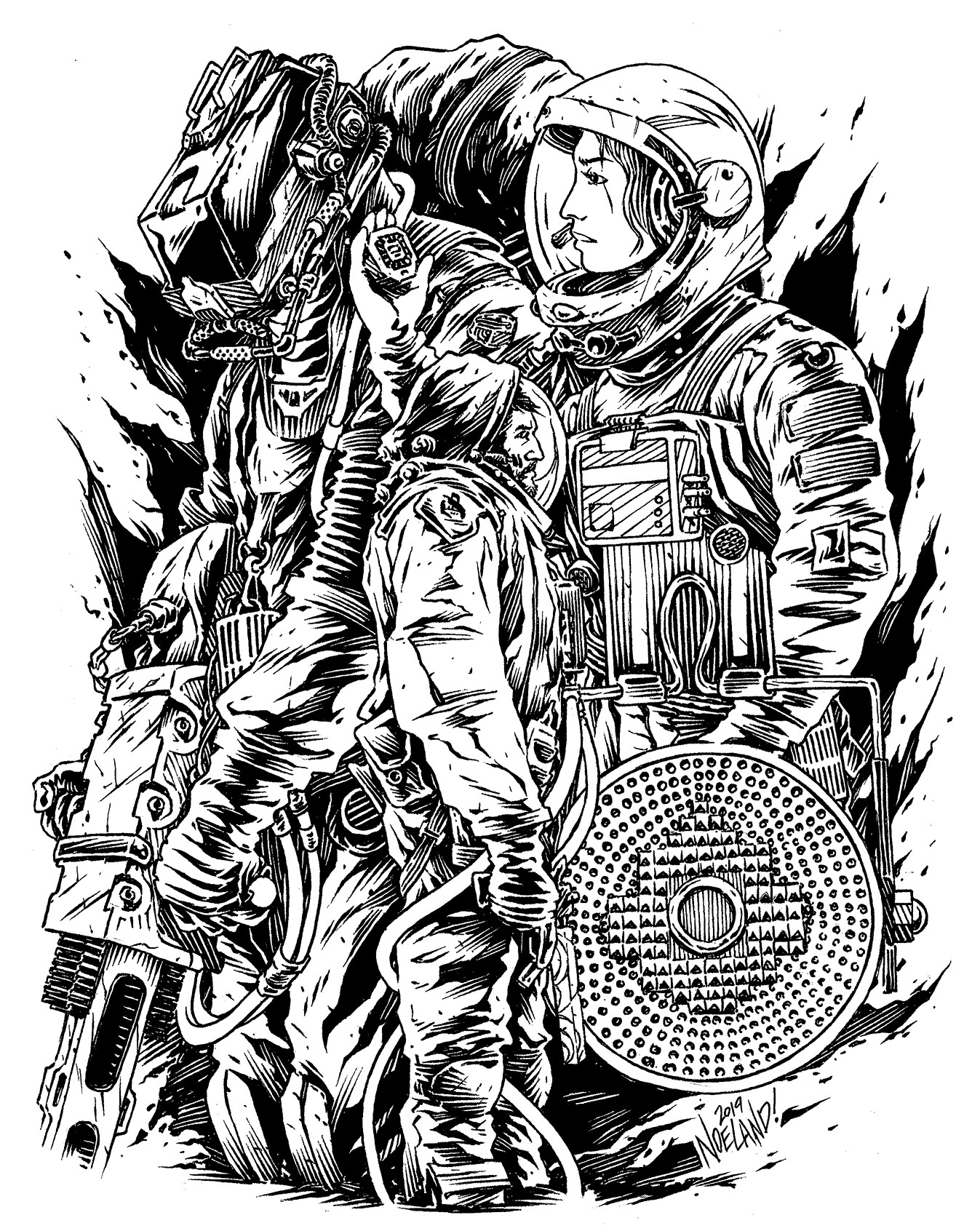 ArtStation - Tribute Illustration to the film Prospect