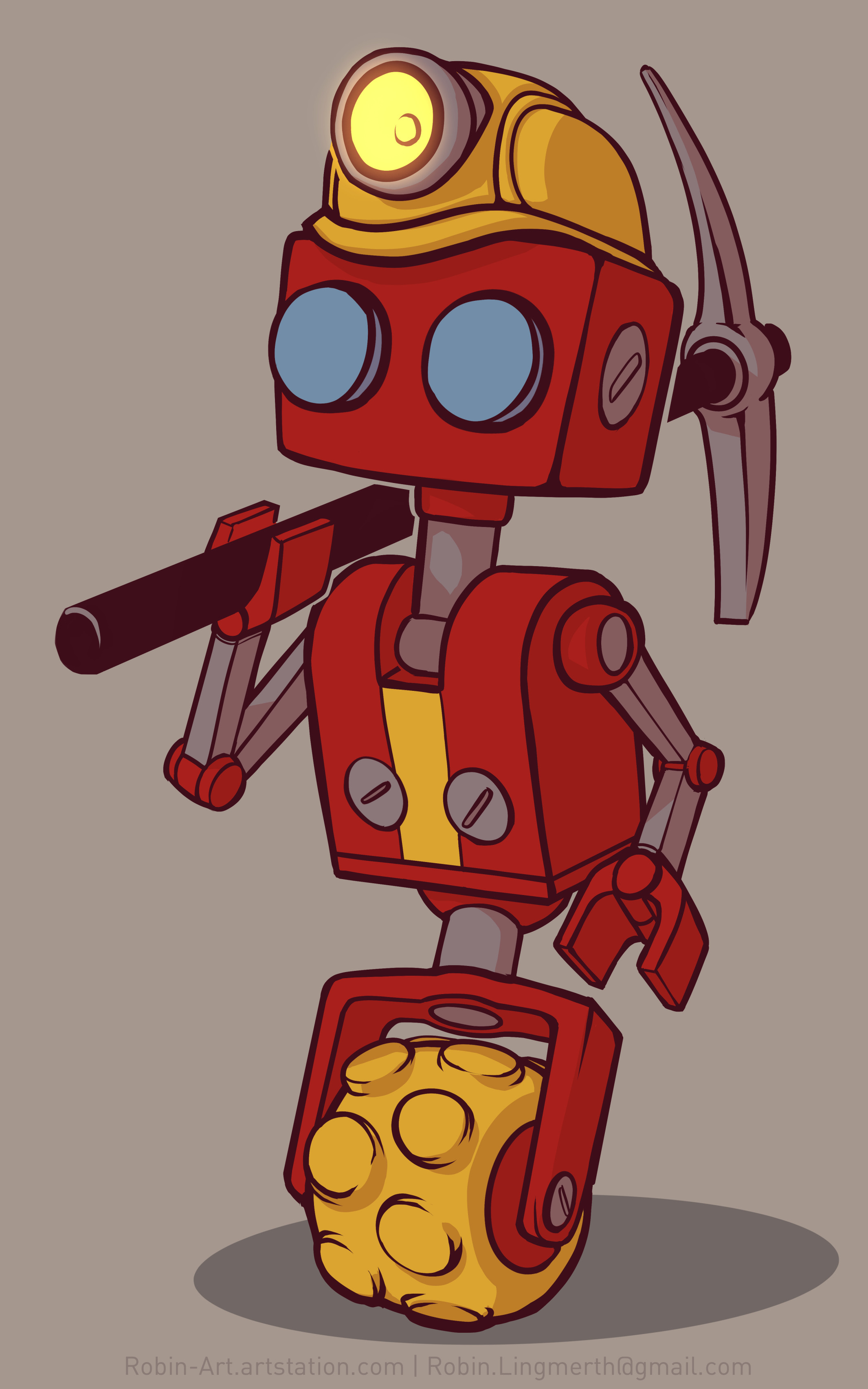 Robin Lingmerth Portfolio - Miner Robot