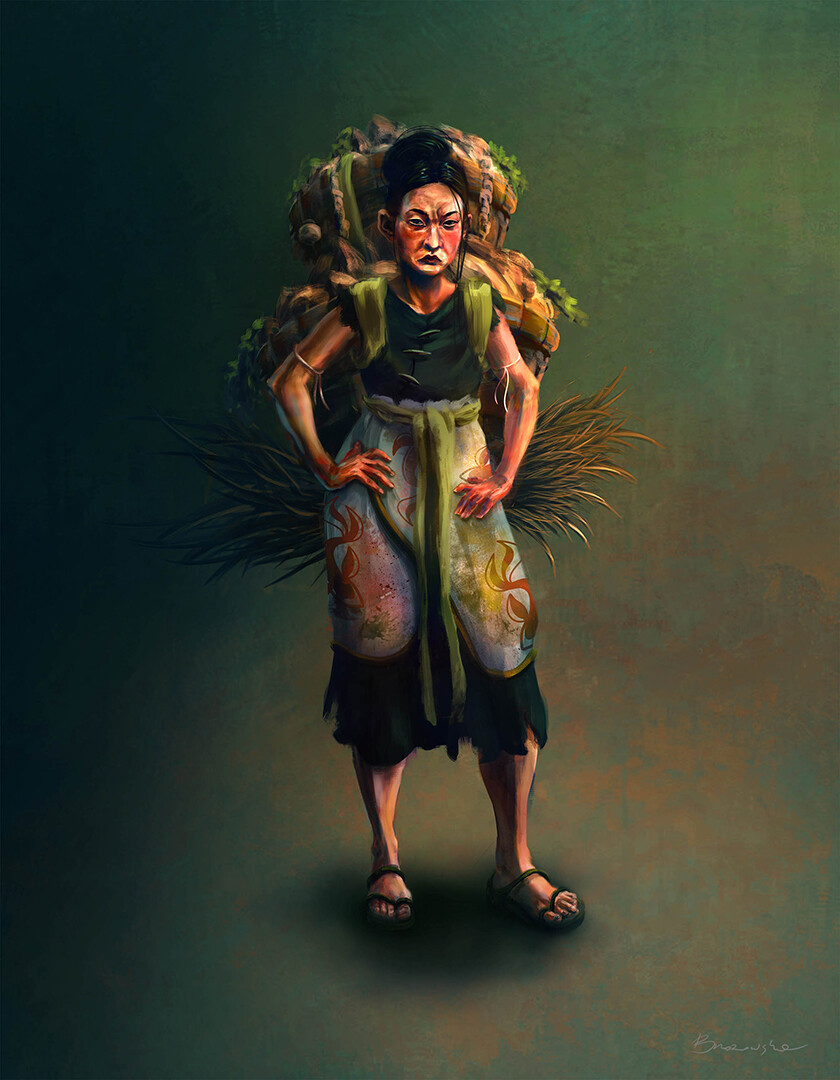 ArtStation - Concept Art Inspired by the Japanese Folklore - Humans