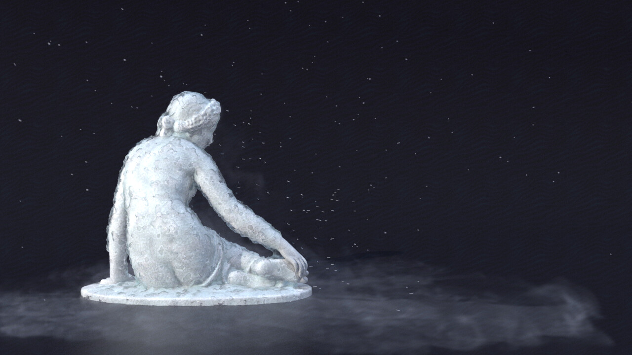 ArtStation - Ice Growing simulation, Houdini