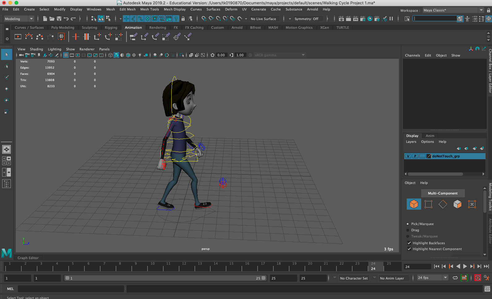 ArtStation - 3D Animation Class Exercises 4