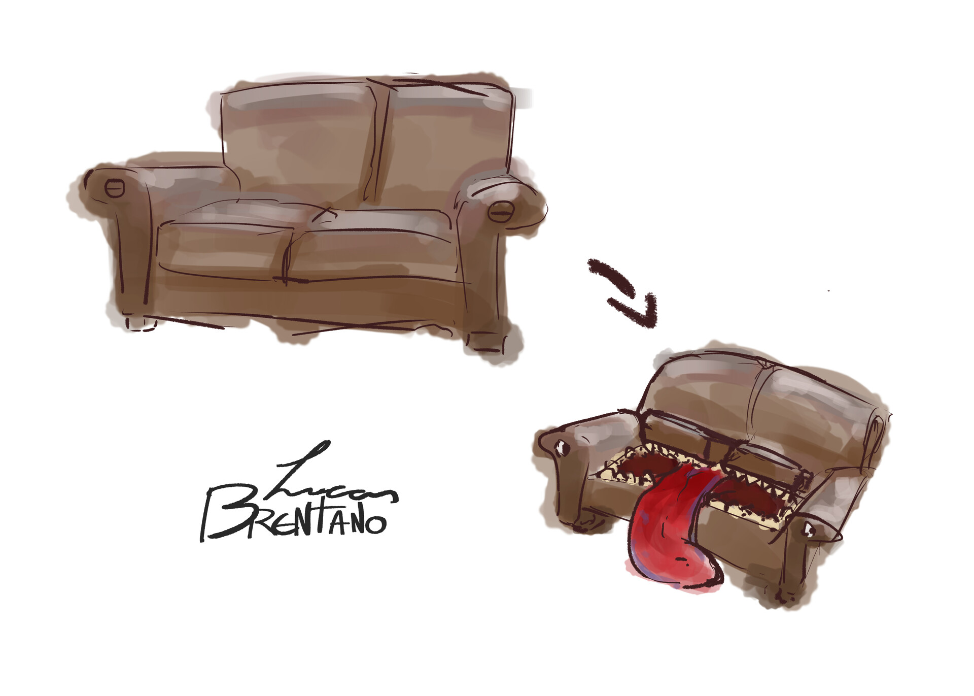 ArtStation - Sofa Mimic