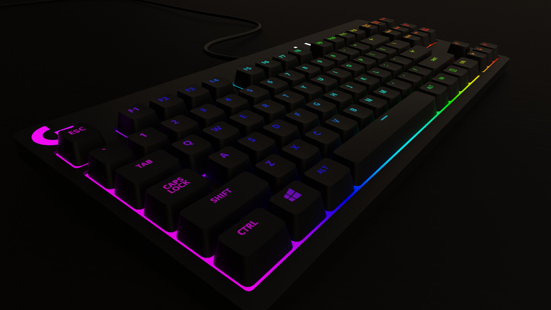 ArtStation - RGB Keyboard