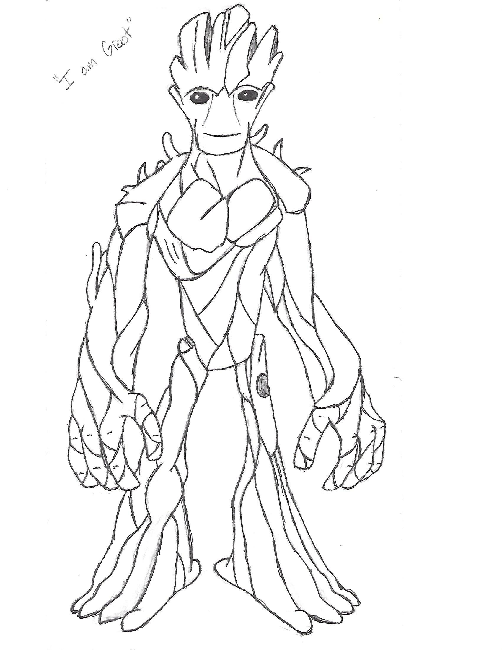 ArtStation - Groot Sketch