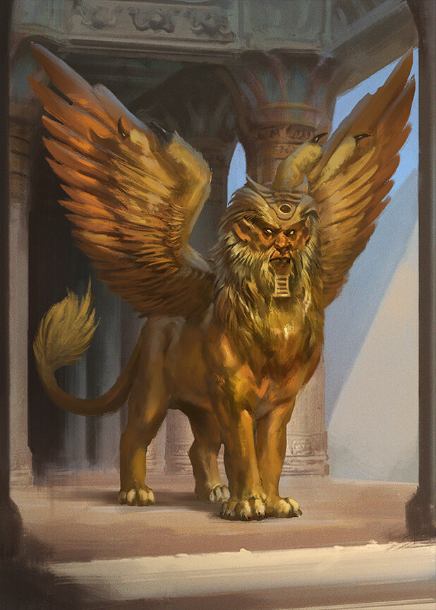 Sphinx Creature Male