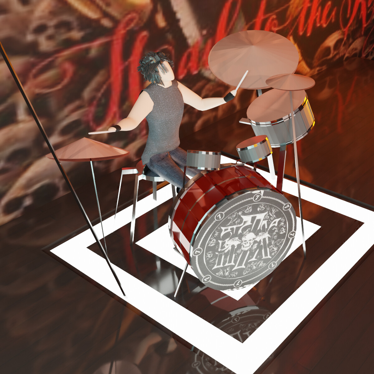 ArtStation - Emo Drummer