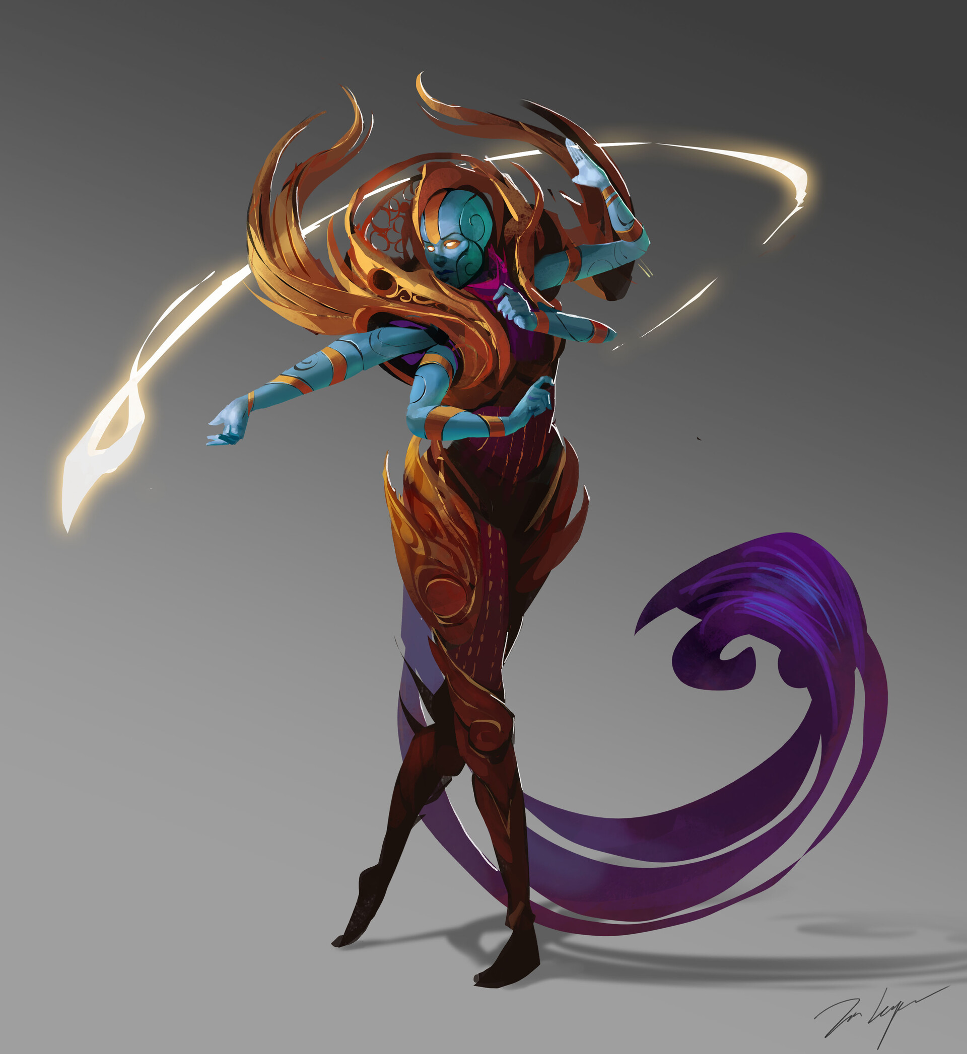 ArtStation - Phoenix Dancer