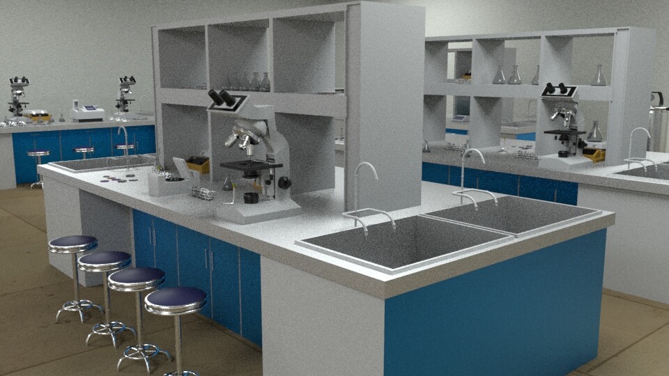 ArtStation - Microbiology lab