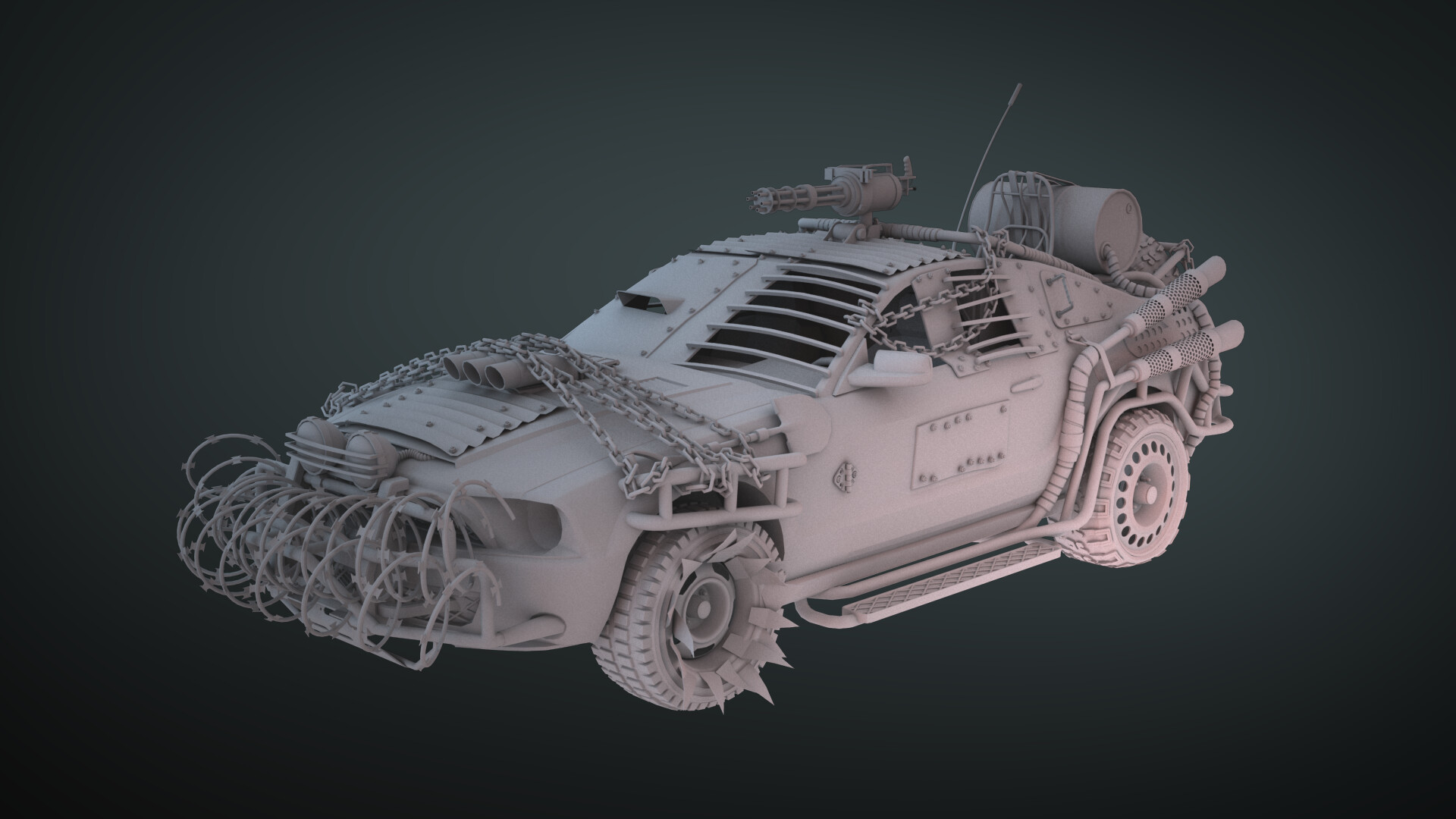 ArtStation - Post apocalypse Car