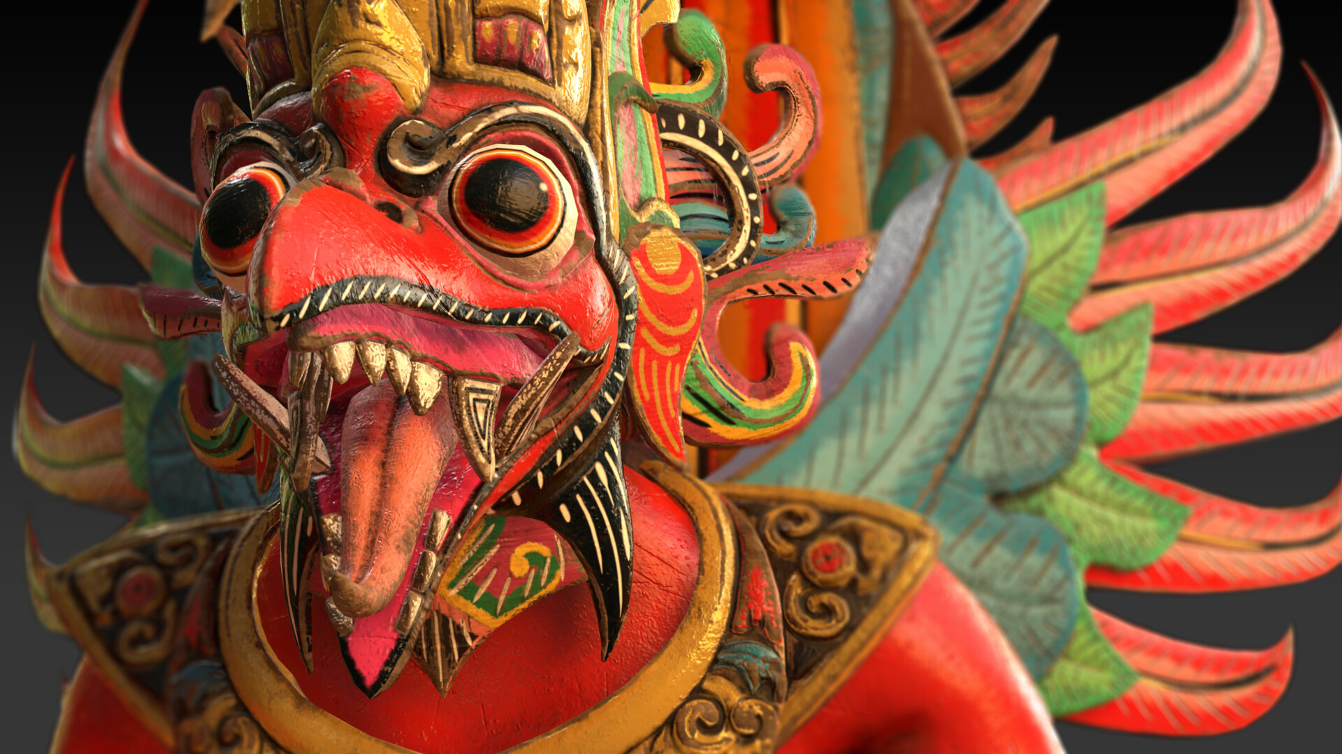 ArtStation - Garuda Statue