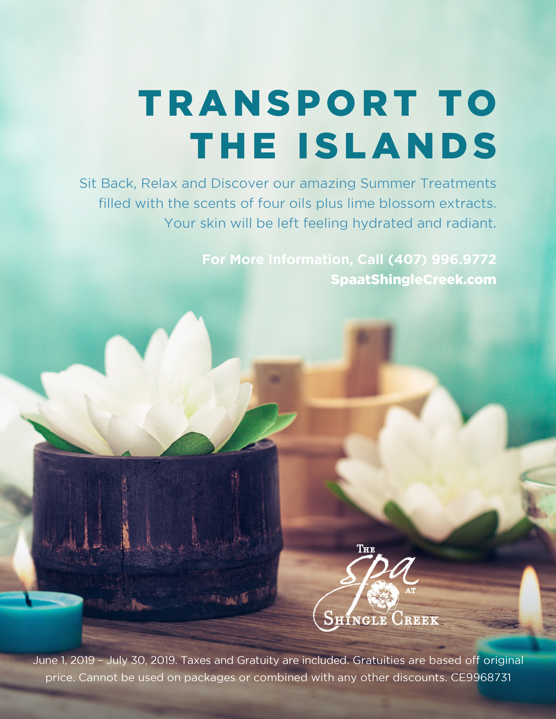 ArtStation - The Spa at Shingle Creek Summer Special Ad