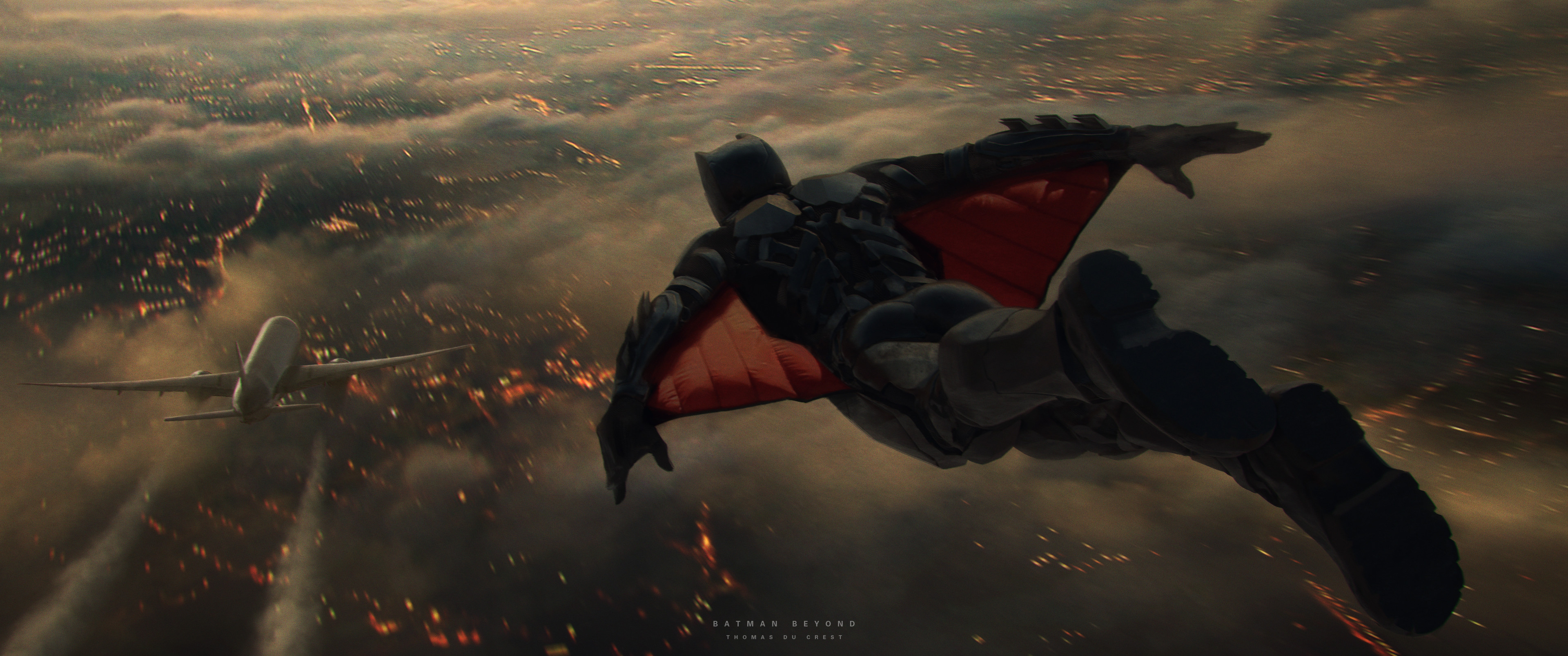 Batman Beyond - Air Chase by Thomas du Crest : r/ImaginaryDC