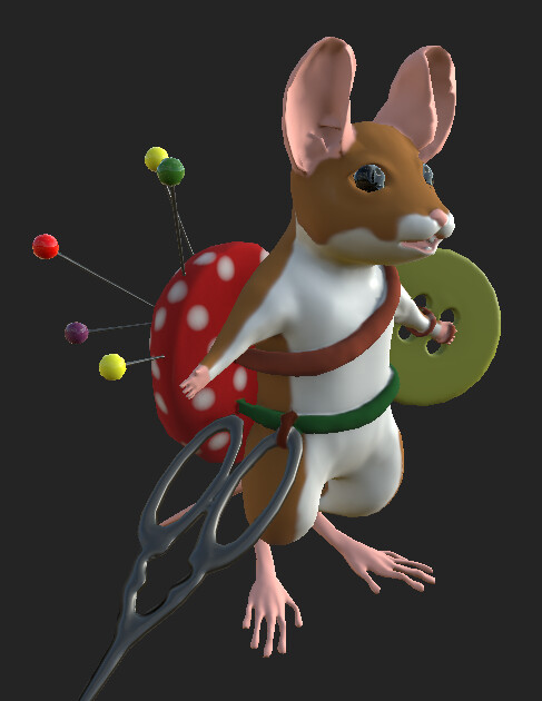 ArtStation - *WIP Tiny Timmy - Mouse Warrior