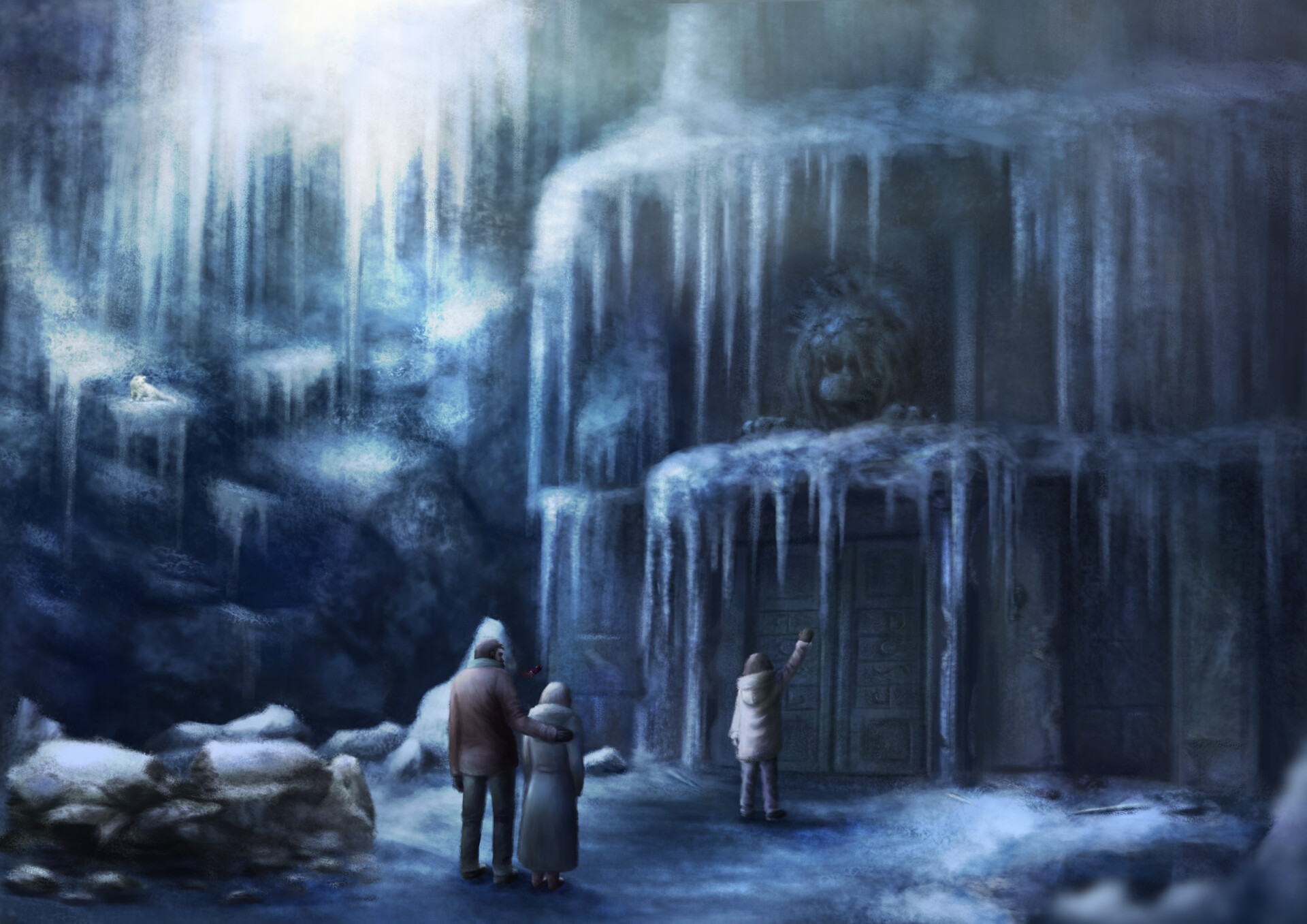 ArtStation - Ice temple concept
