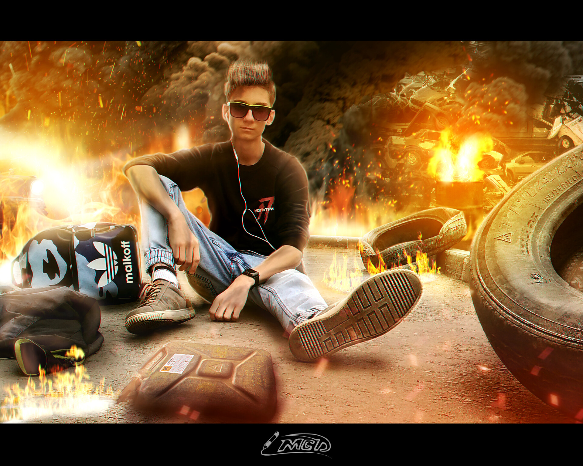 ArtStation - Fire man