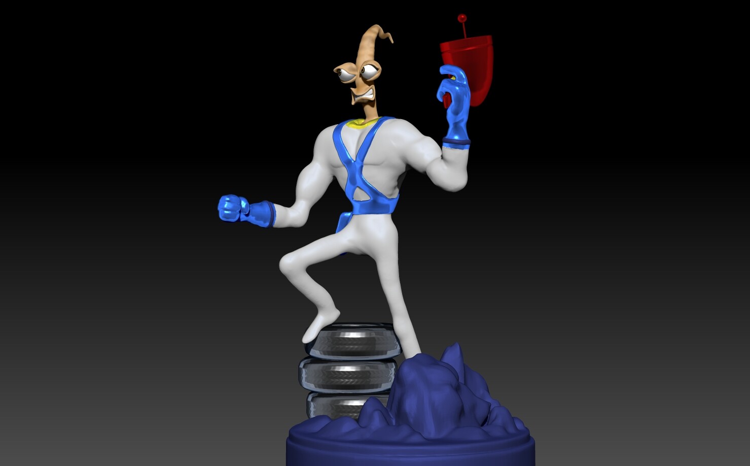 ArtStation - Earthworm Jim Fanart