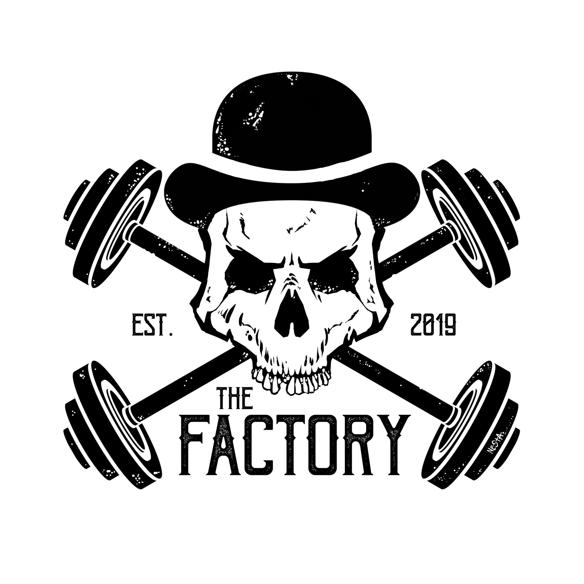 ArtStation - The Factory - Front Logo Concept