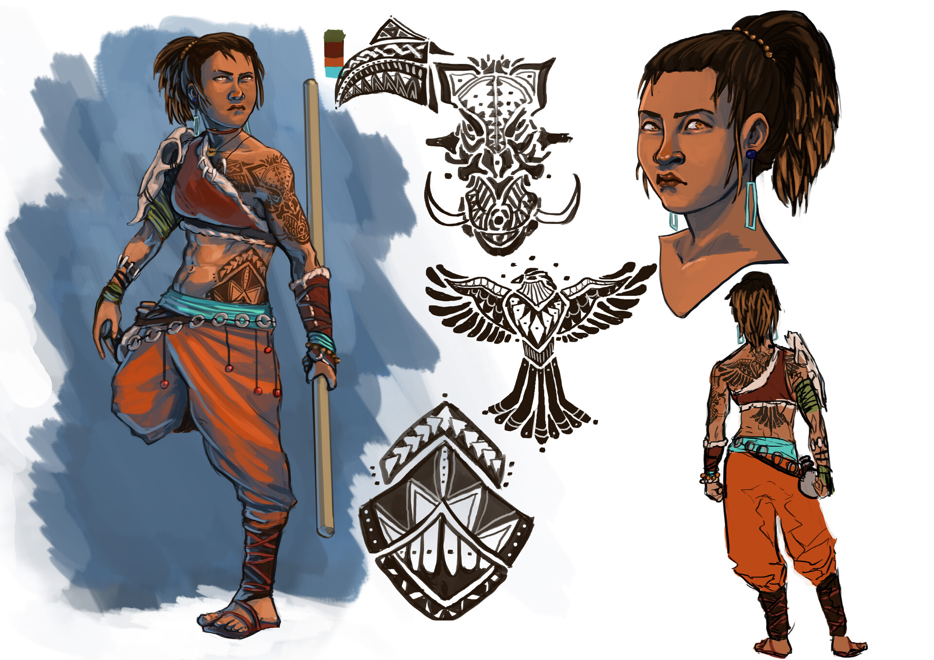 ArtStation - DND - Monk Concept