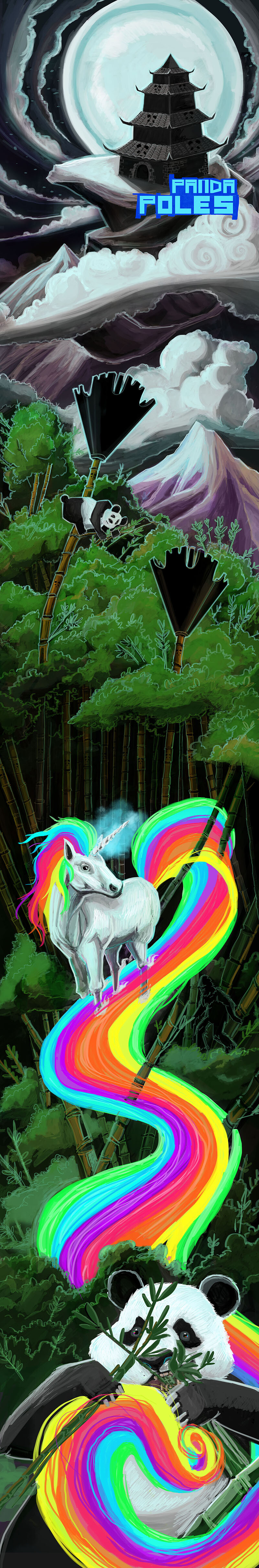 ArtStation - PANDA POLES SKIS