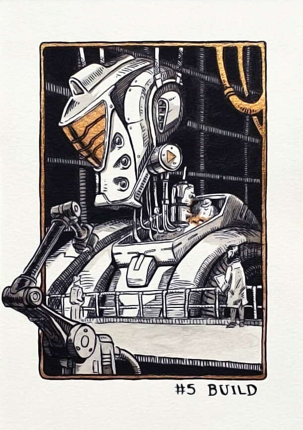ArtStation - Inktober Day 05 - Build