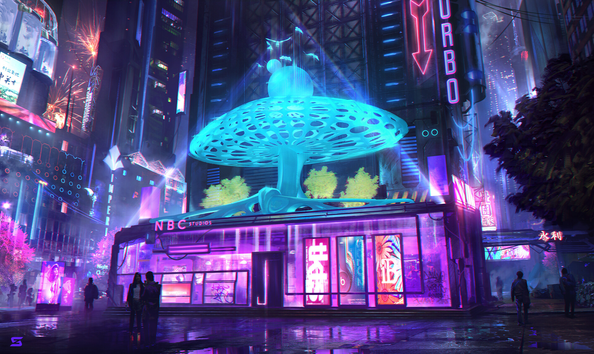 ArtStation - Neon Street