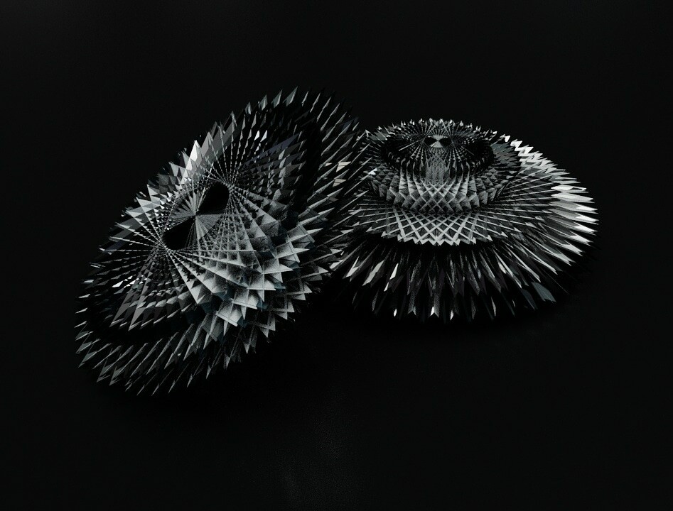 Rogue_Knight3D - Abstract 3d art repost with cycles render #blender