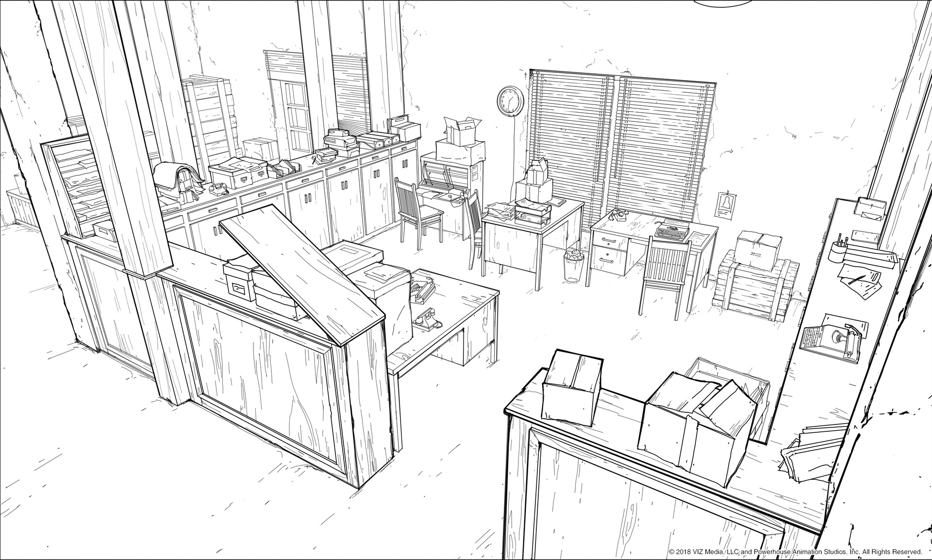 Cullen Cole Portfolio - Seis Manos Police Station Interior