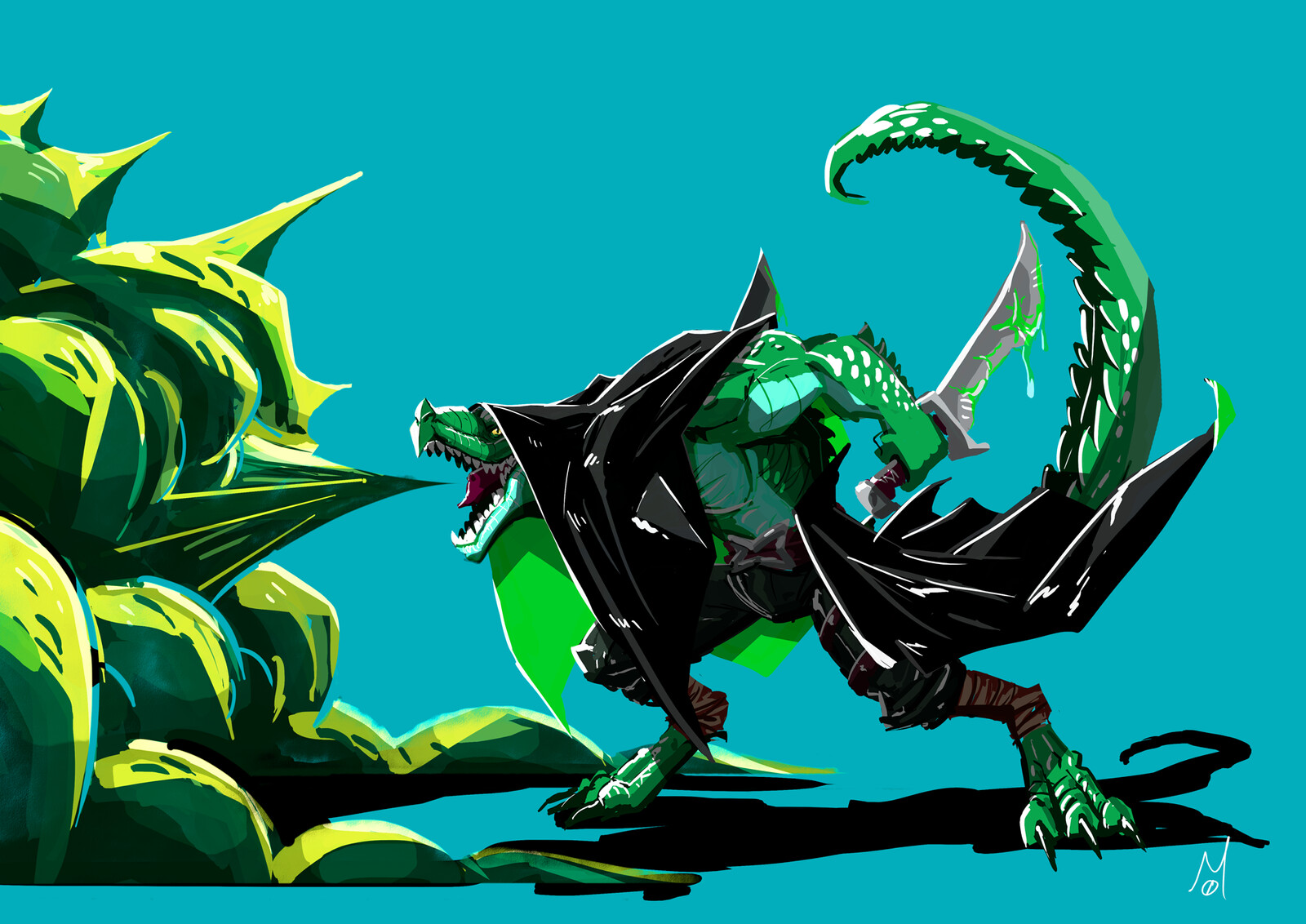 luca Mosqa - DnD - Poison Dragonborn