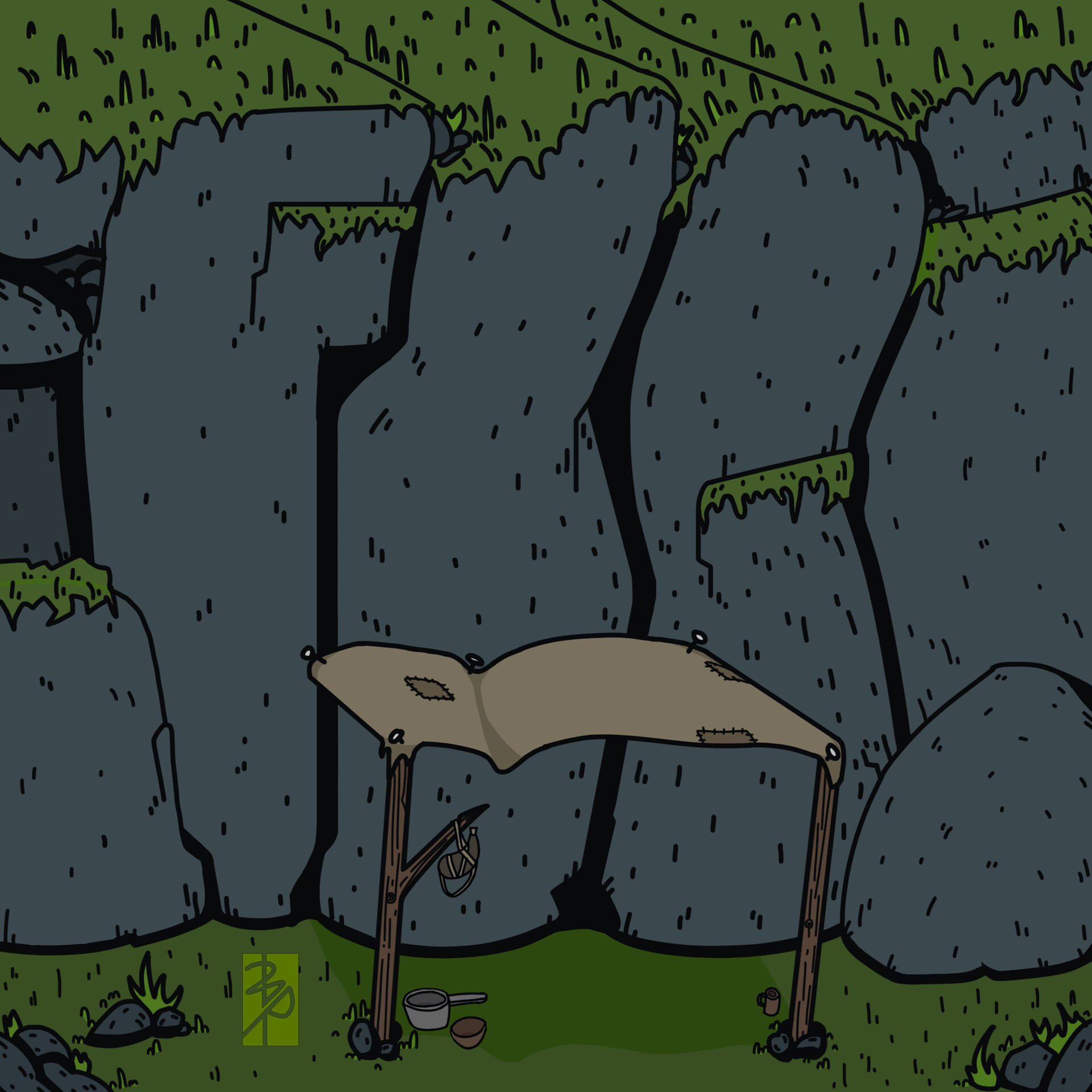 ArtStation - Background design practice