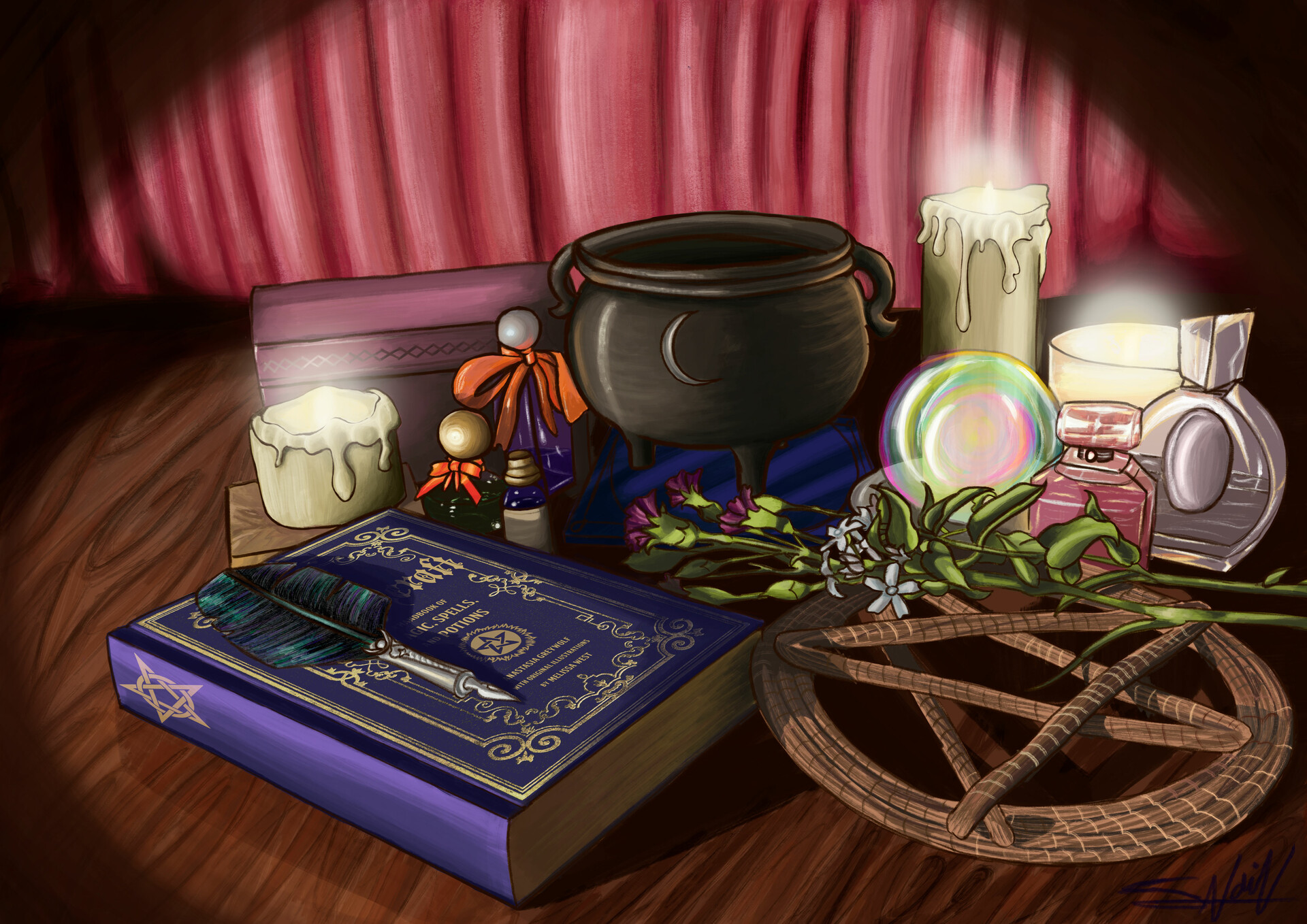 ArtStation - Witch desk