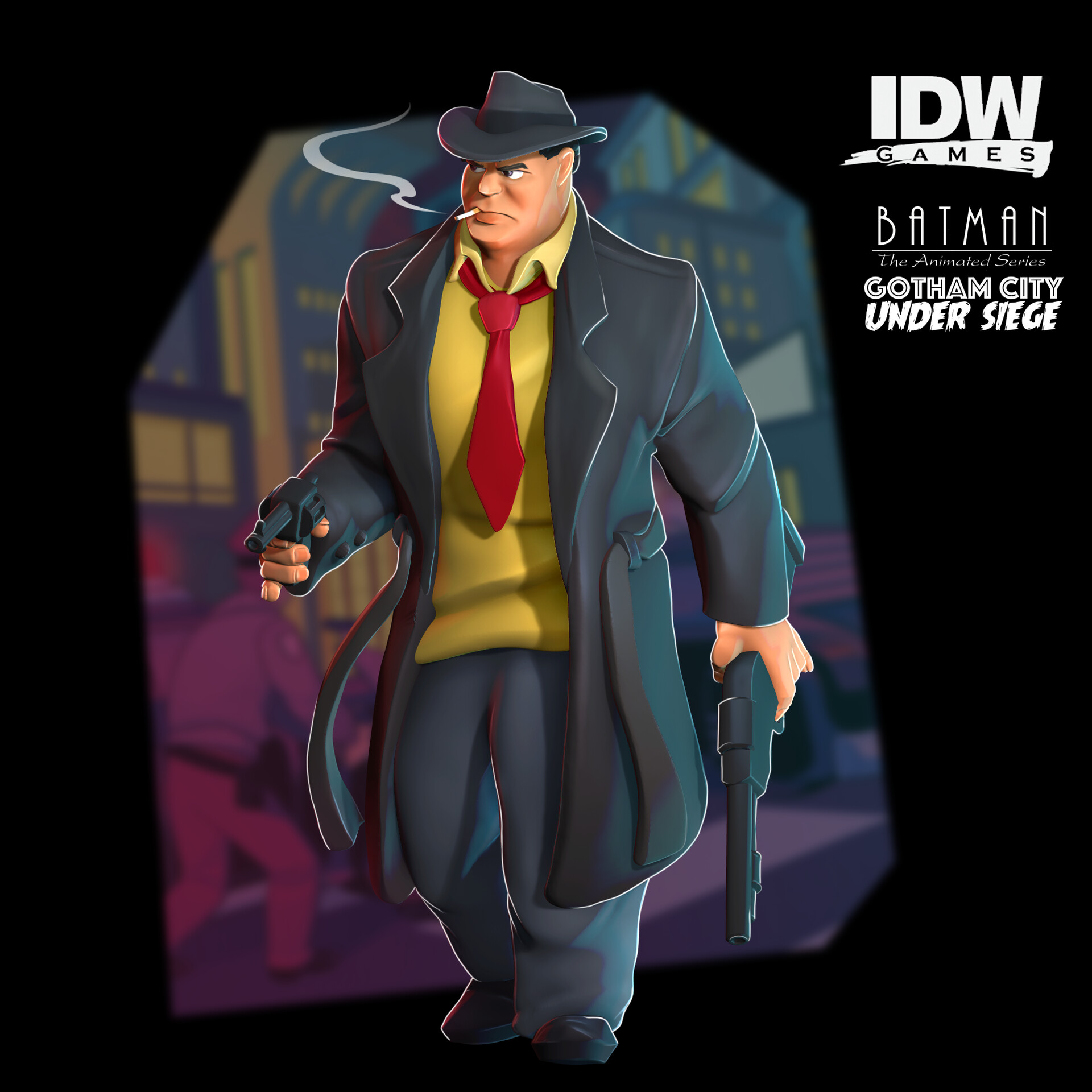 ArtStation - Batman Animated Series Bullock