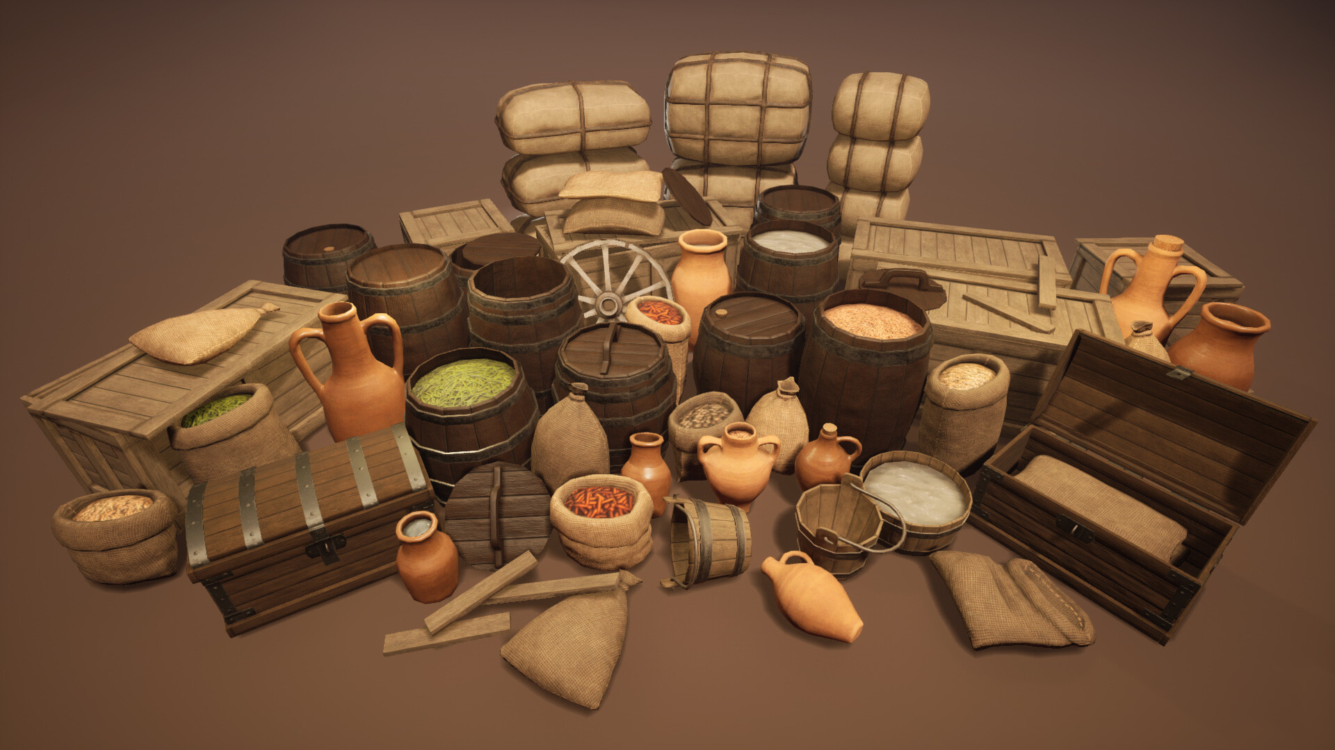 ArtStation - Medieval Props Collection