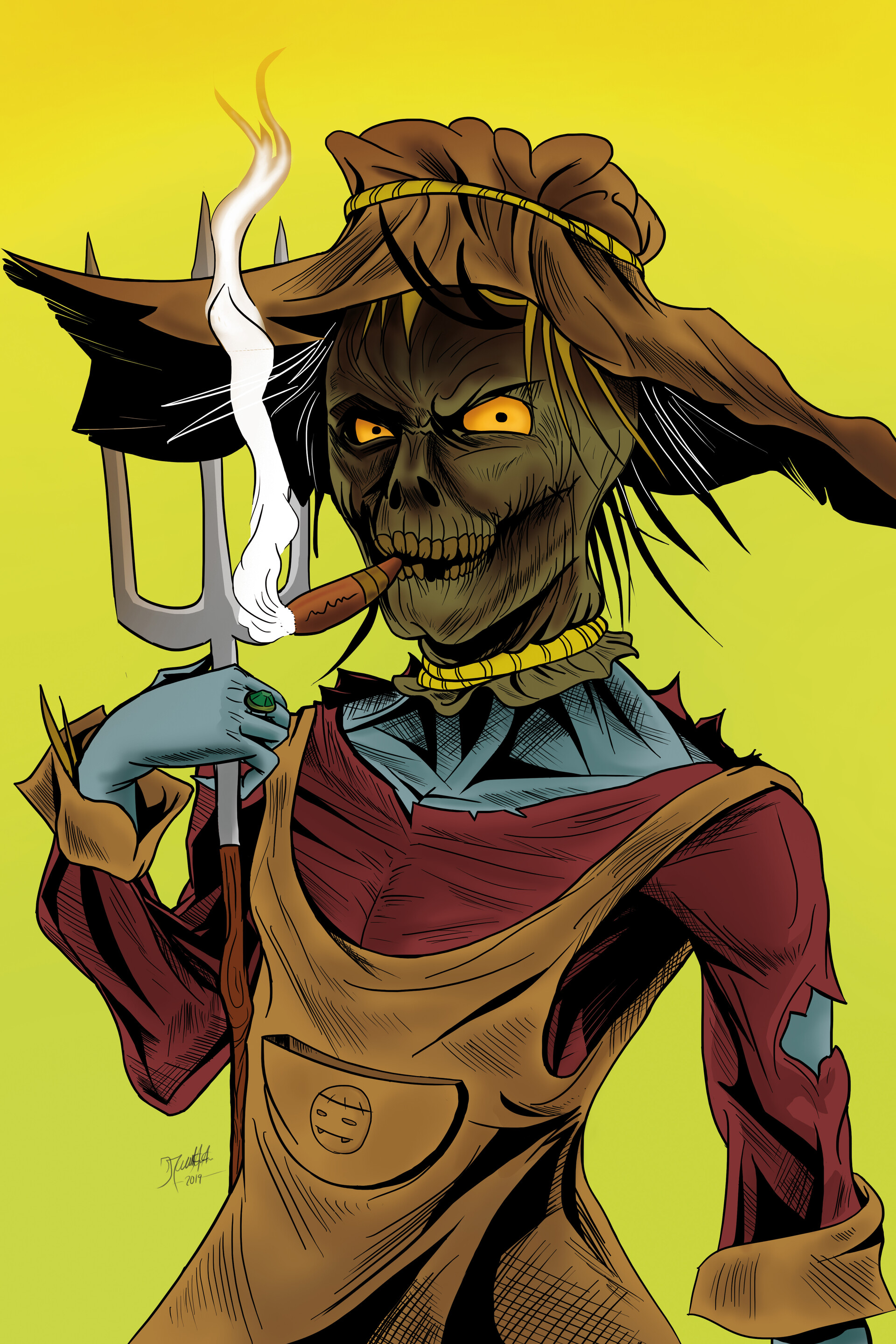 ArtStation - Zombie Scarecrow