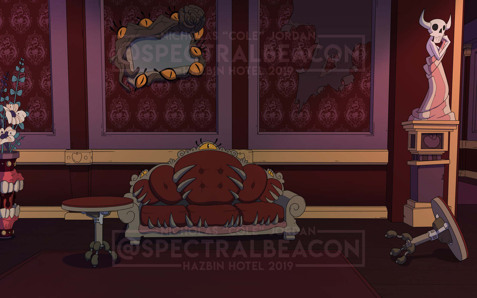 Nicholas (Cole) Jordan - Hazbin Hotel: Niffty Into Backgrounds
