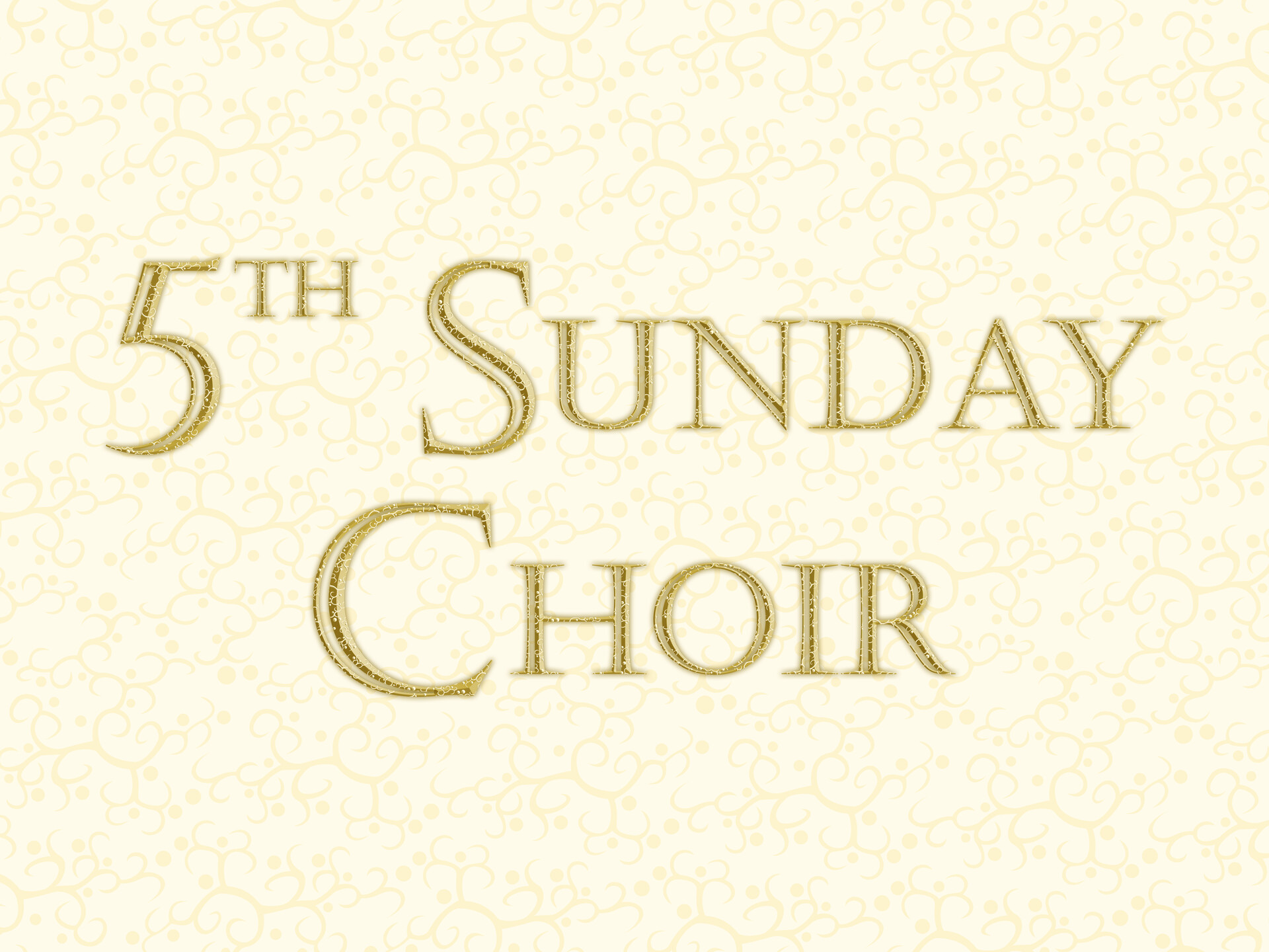 ArtStation - 5th Sunday Choir