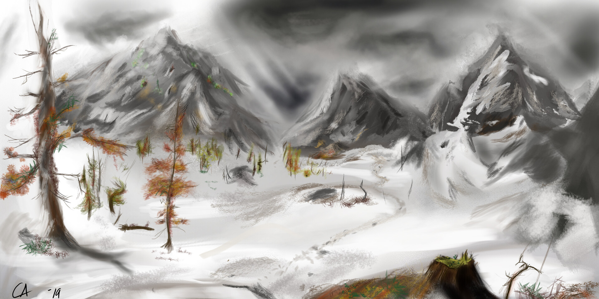 ArtStation - Winter Tundra