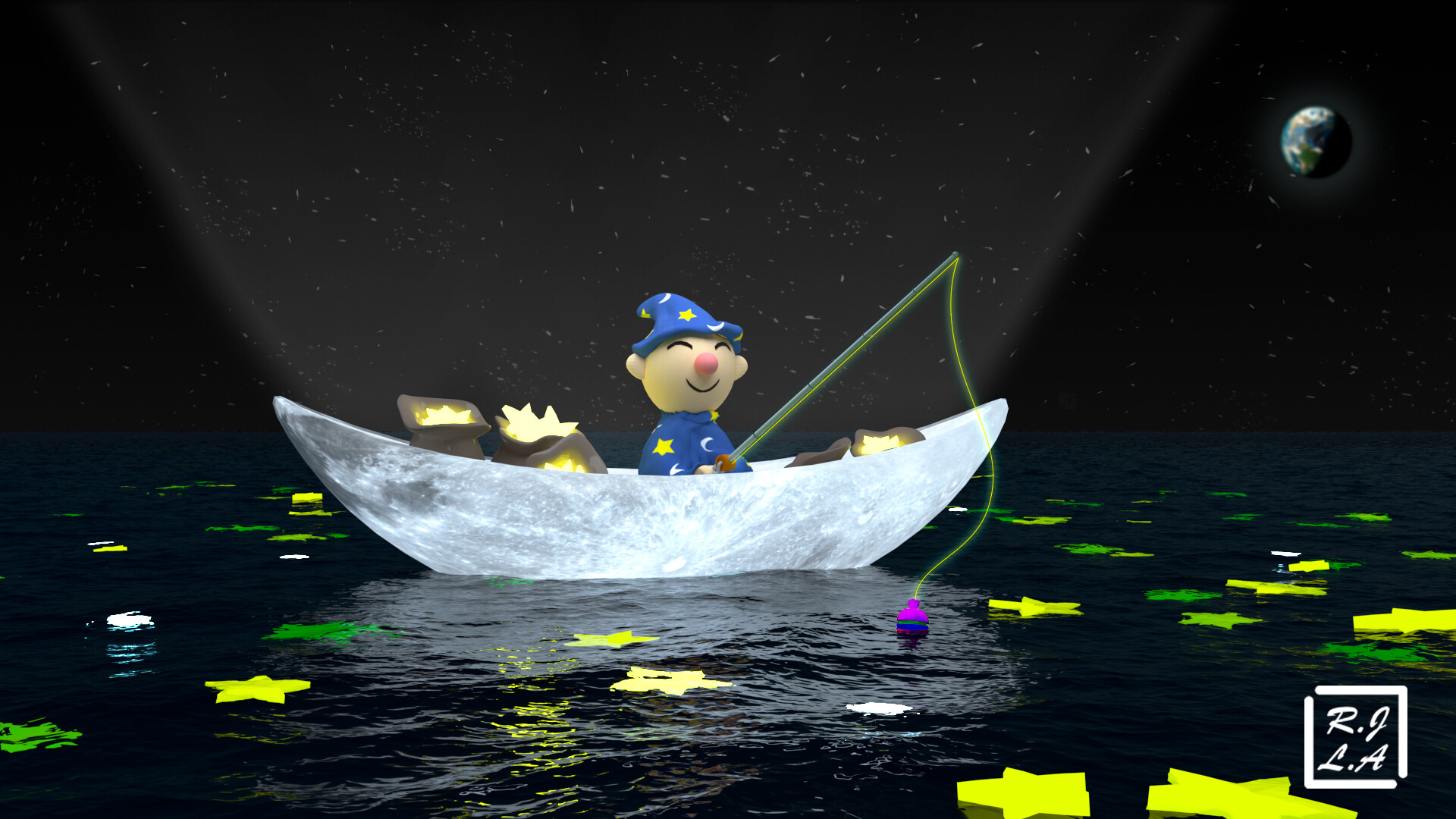 ArtStation - Star fishing