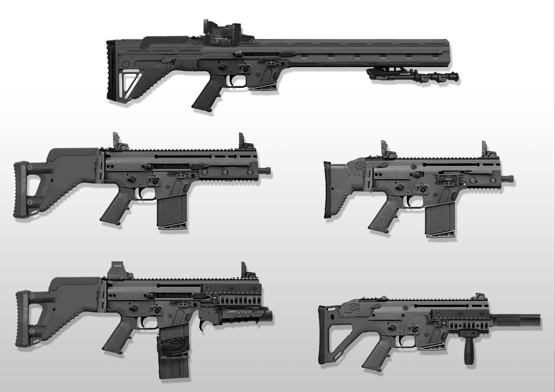 ArtStation - Modern Weapons