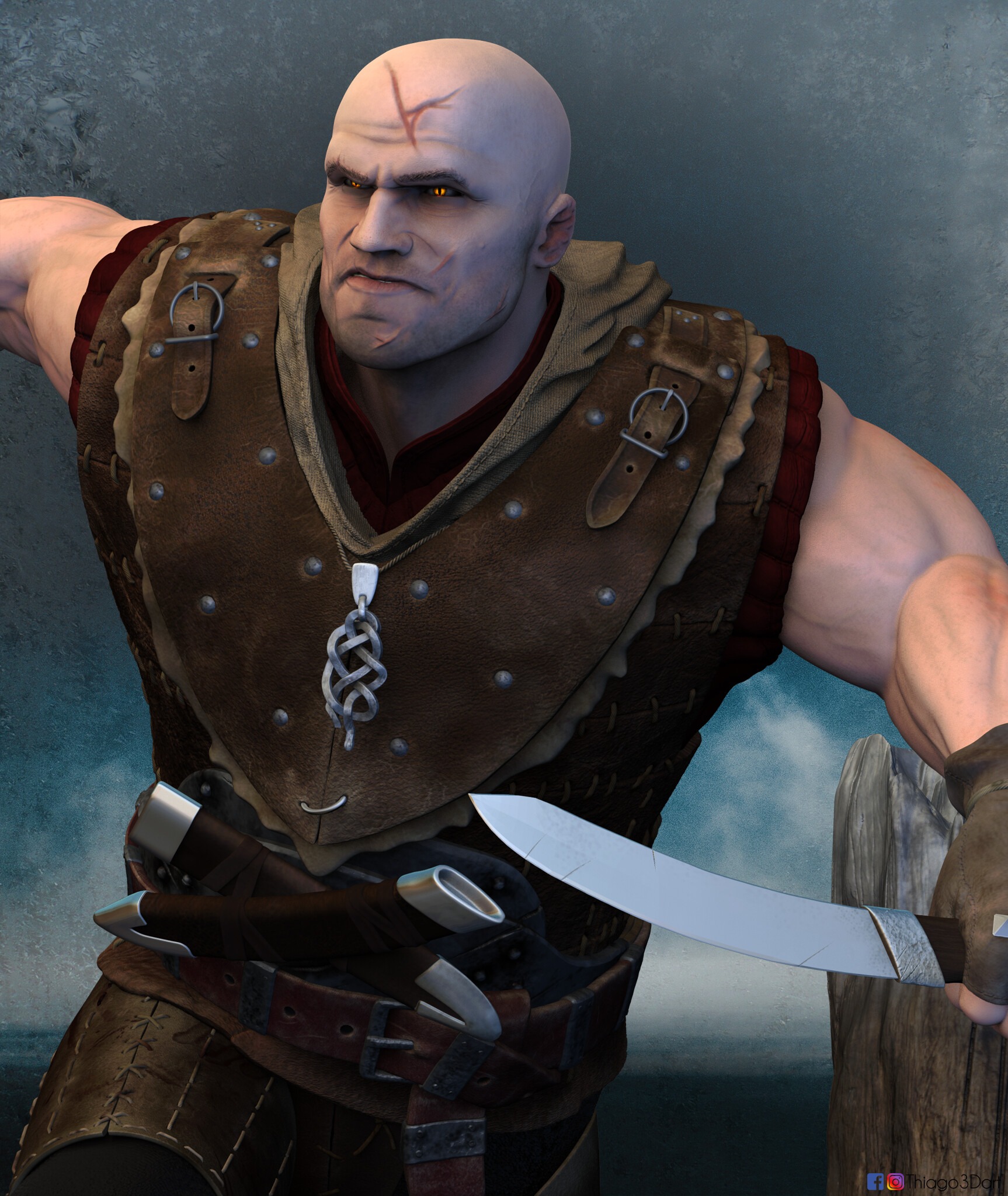 Thiago Oggy - Letho of Gulet - Fan Art Collectible