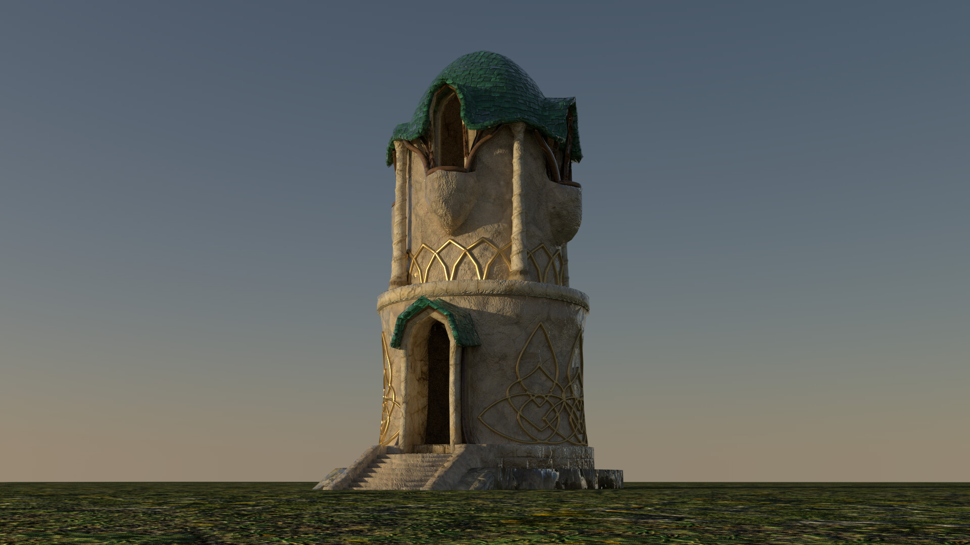 ArtStation - Elf house