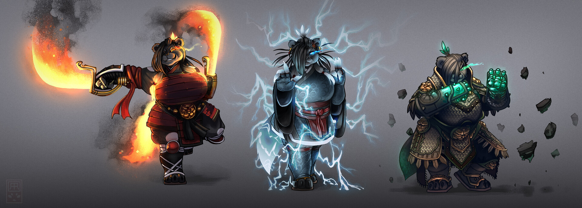 ArtStation - Storm, Earth, and Fire