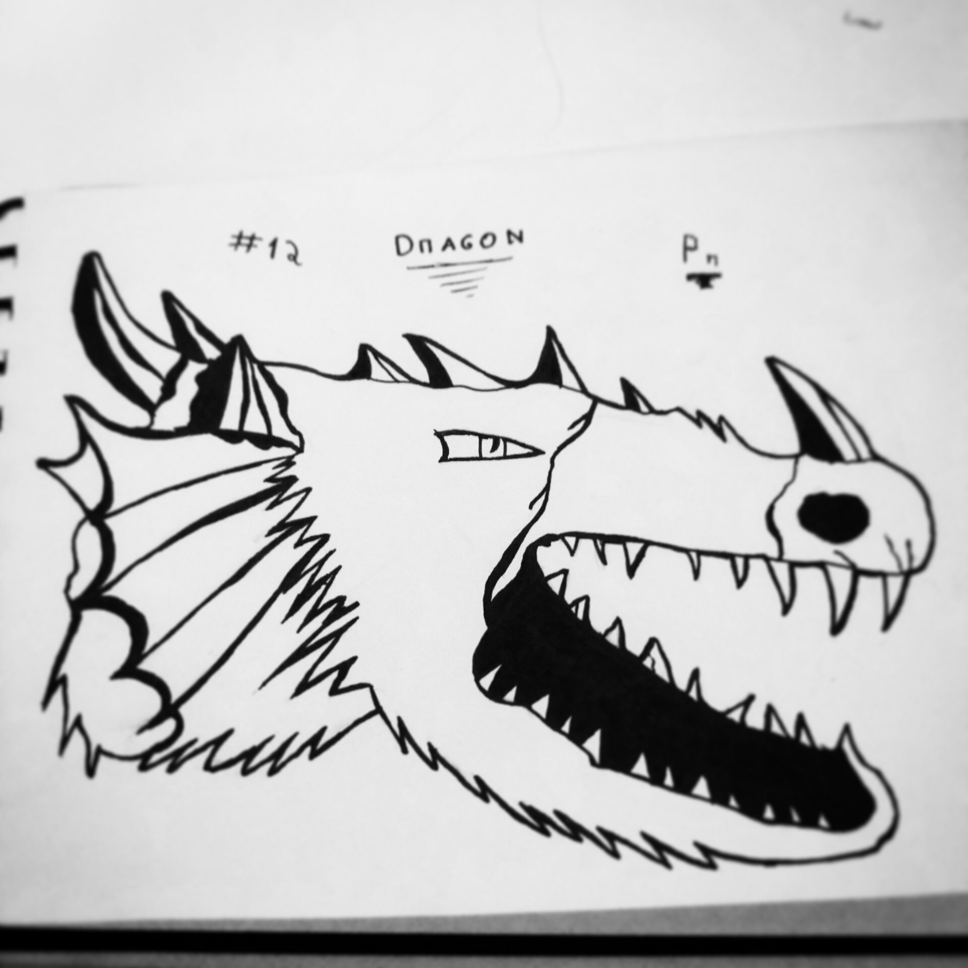 ArtStation - Inktober 2019 - Day 12: Dragon