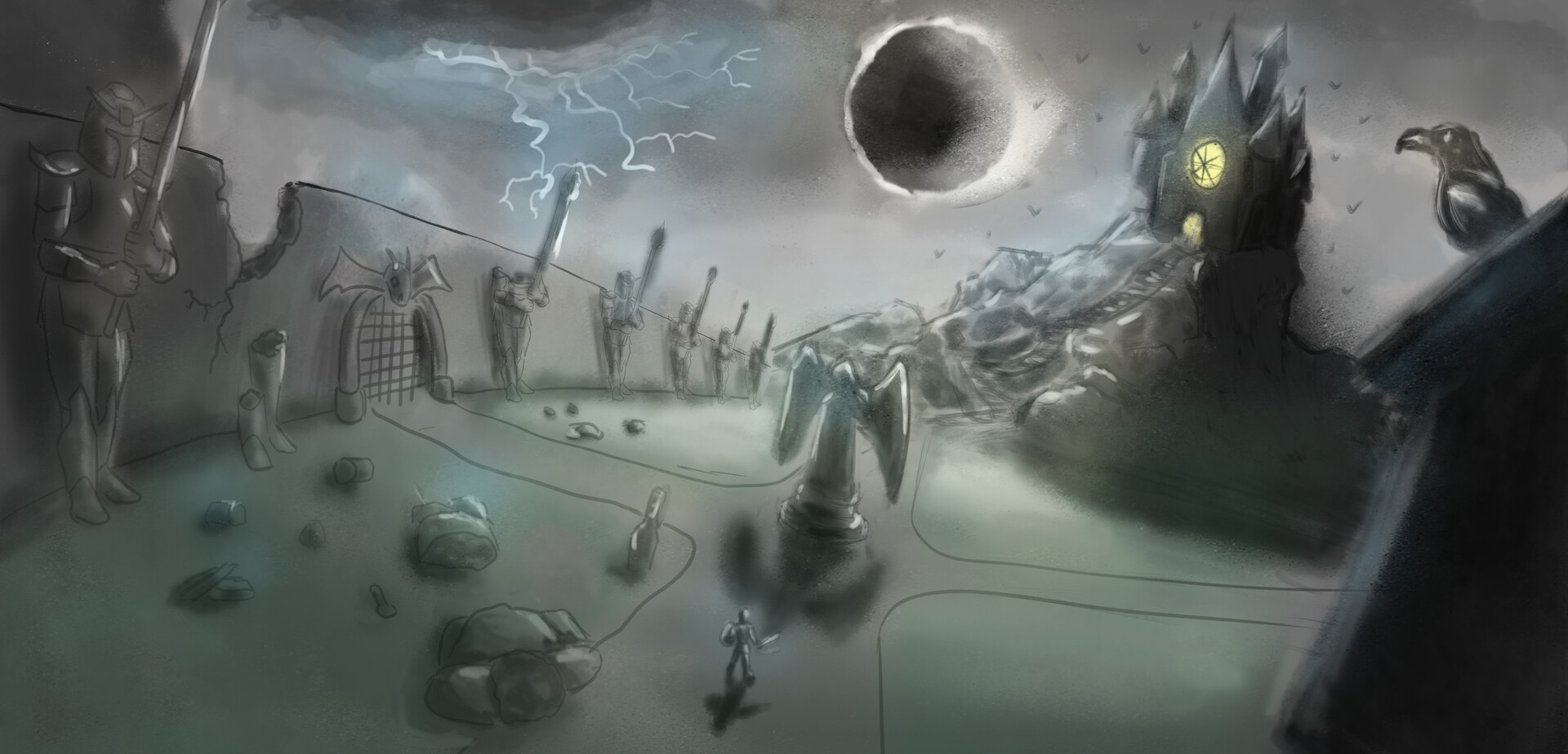 ArtStation - Haunted castle