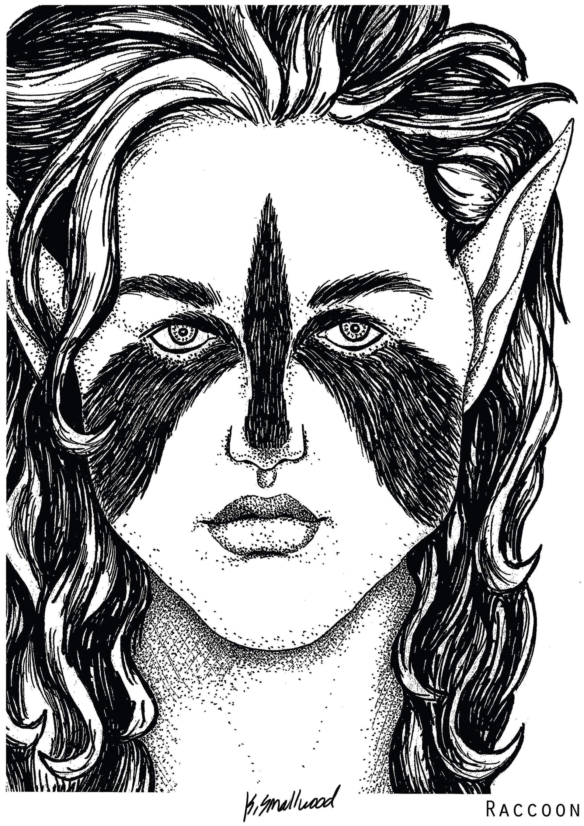 Kate Smallwood - Inktober Elves 2019