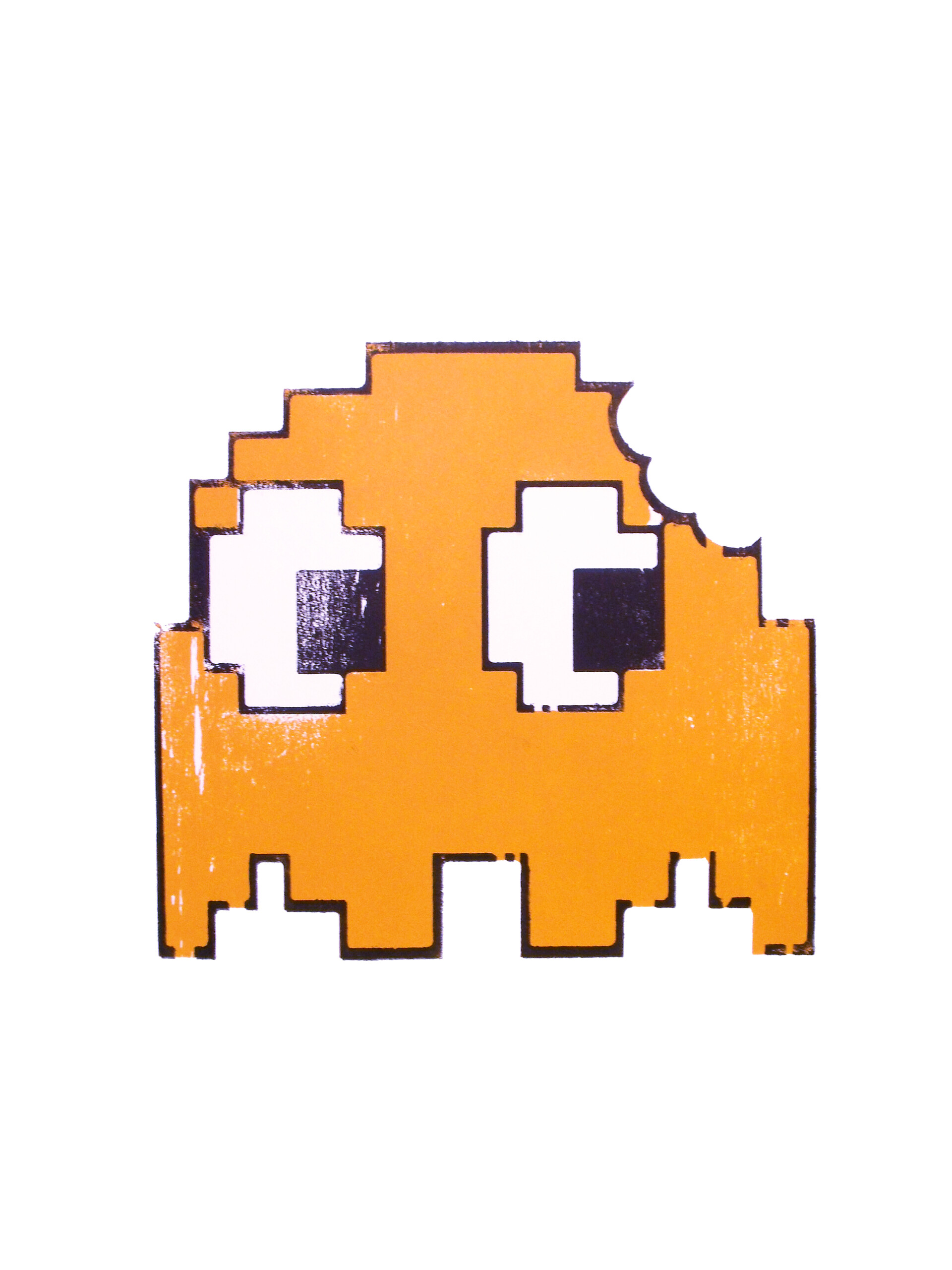 Pacman Ghost Orange