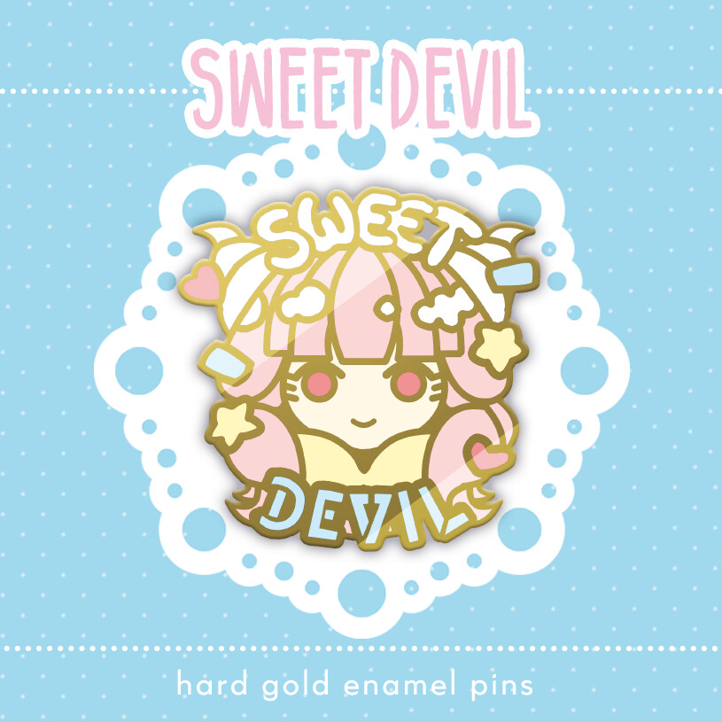ArtStation - Sweet Devil Enamel Pin