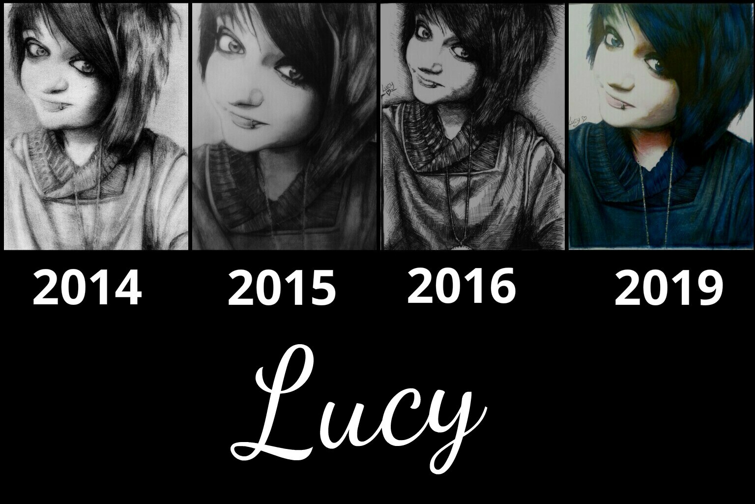 Louis Wood - Drawing progress. (Lucy)