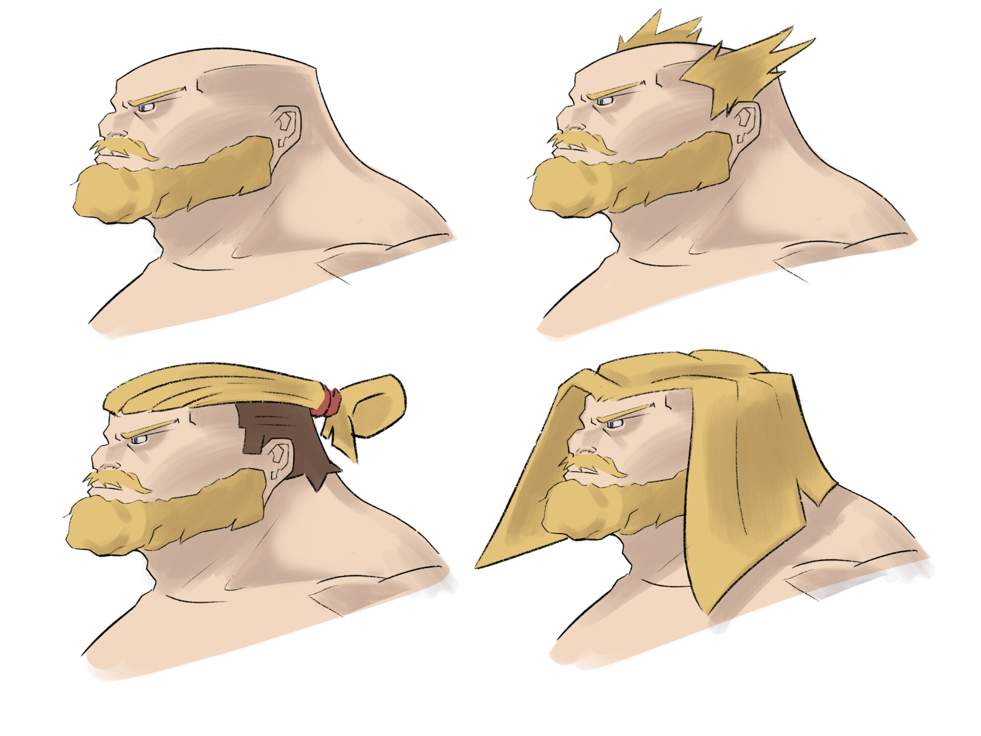 William Horsley - Thor face variations (Mistletoe and Deceit)