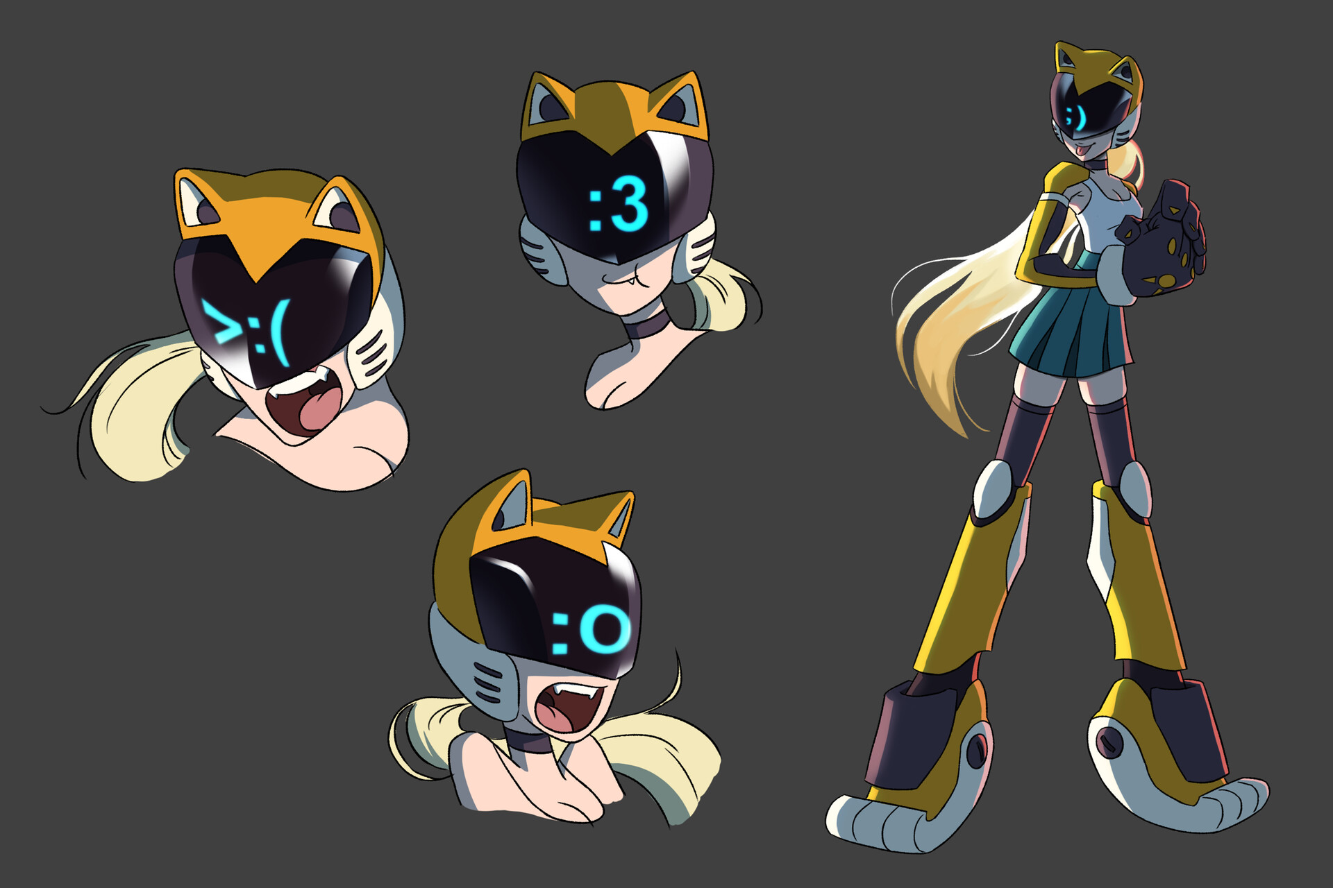 ArtStation - Character Concept - Cyborg Cat